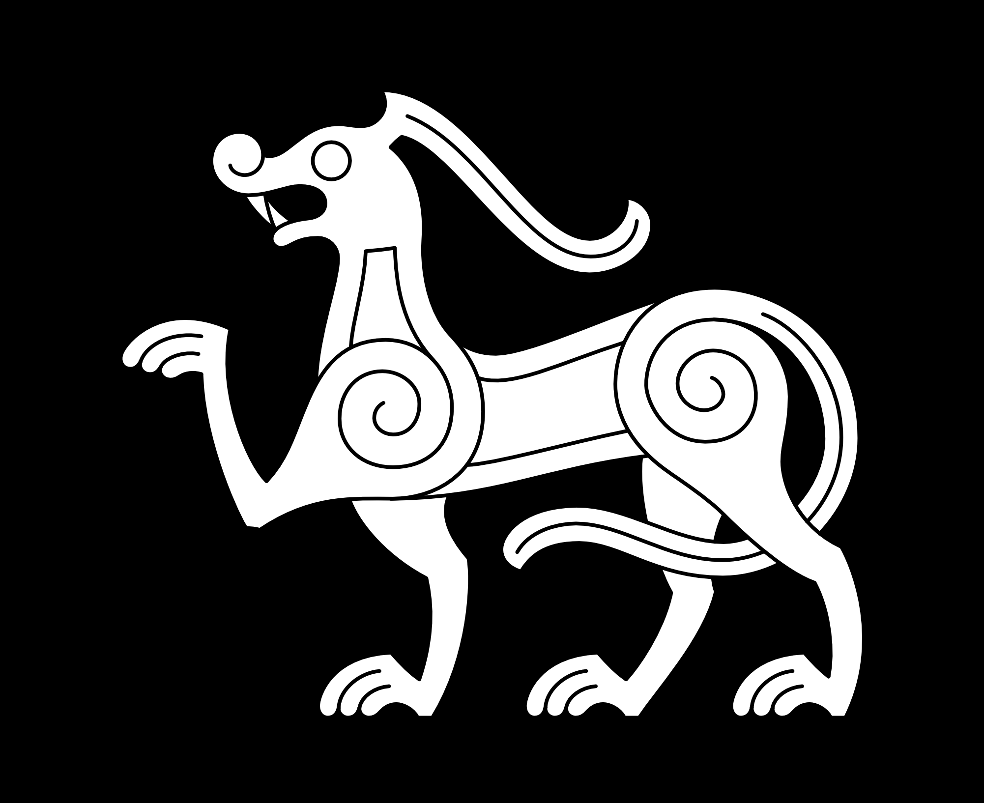 Jonas Lau Markussen — An animal displaying the characteristic features...